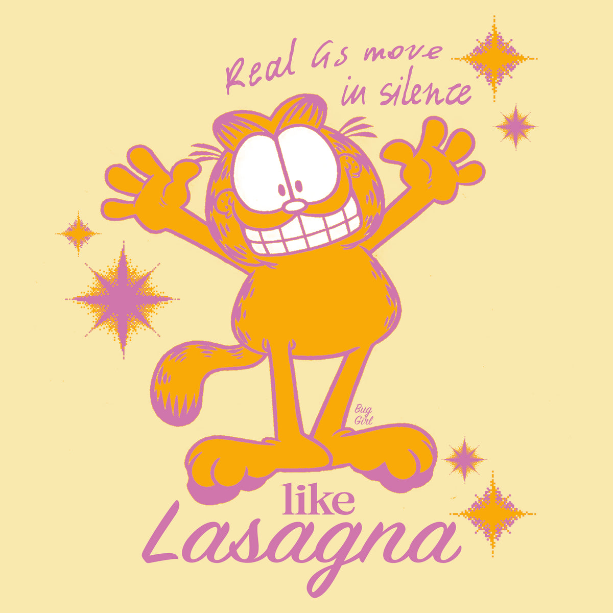 Garfield Sticker – Bug Girl