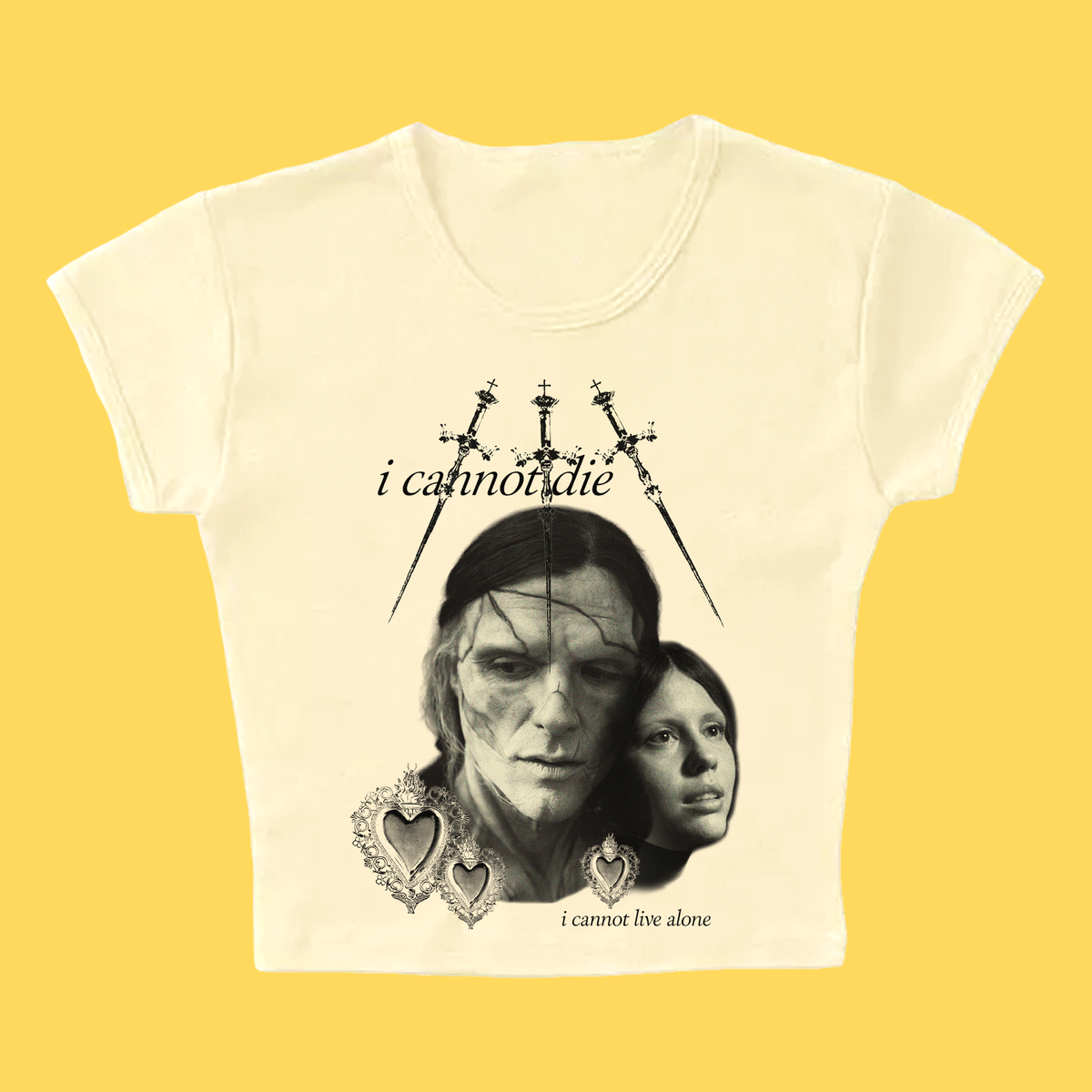 I Cannot Die Baby Tee – Bug Girl