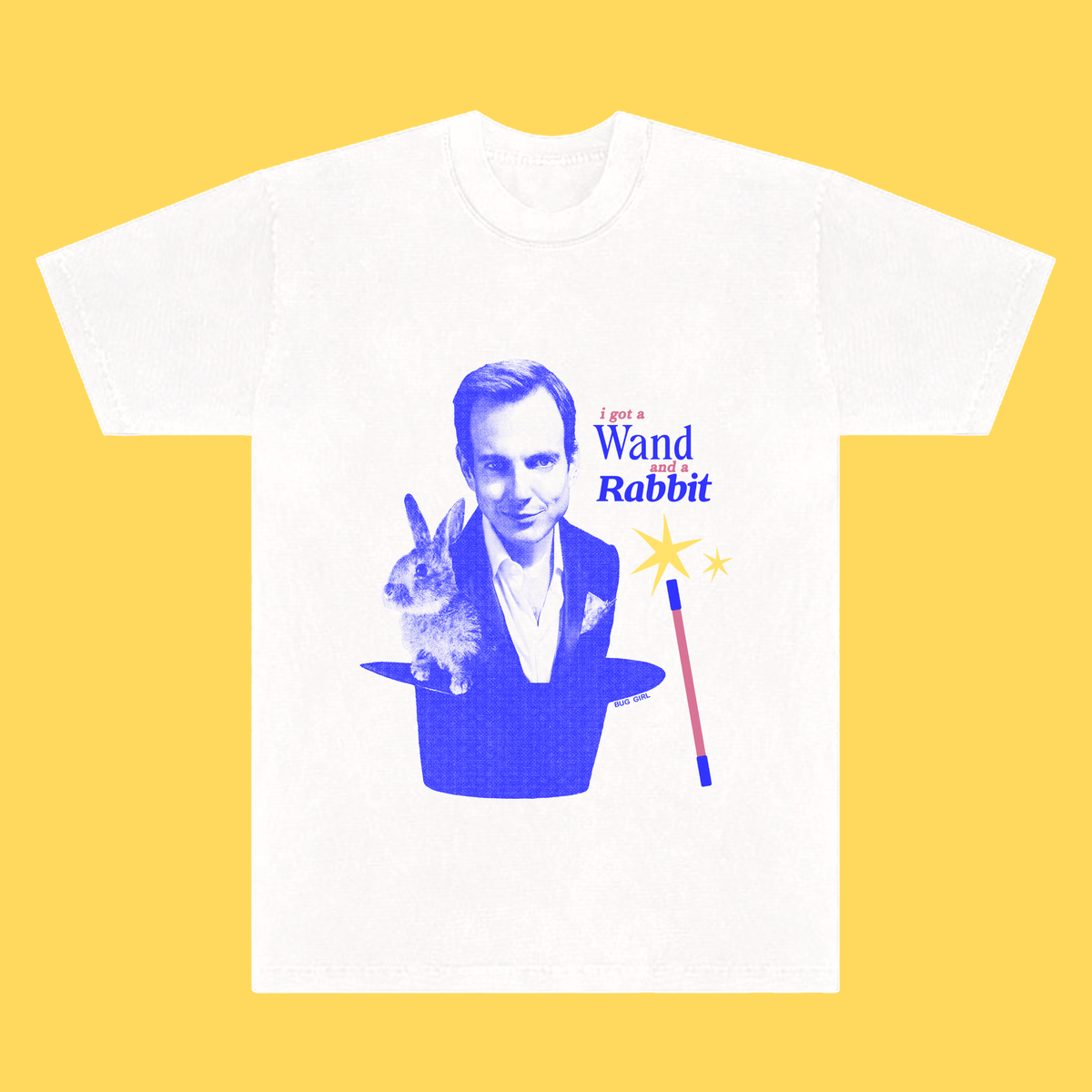 Wand and Rabbit Tee – Bug Girl